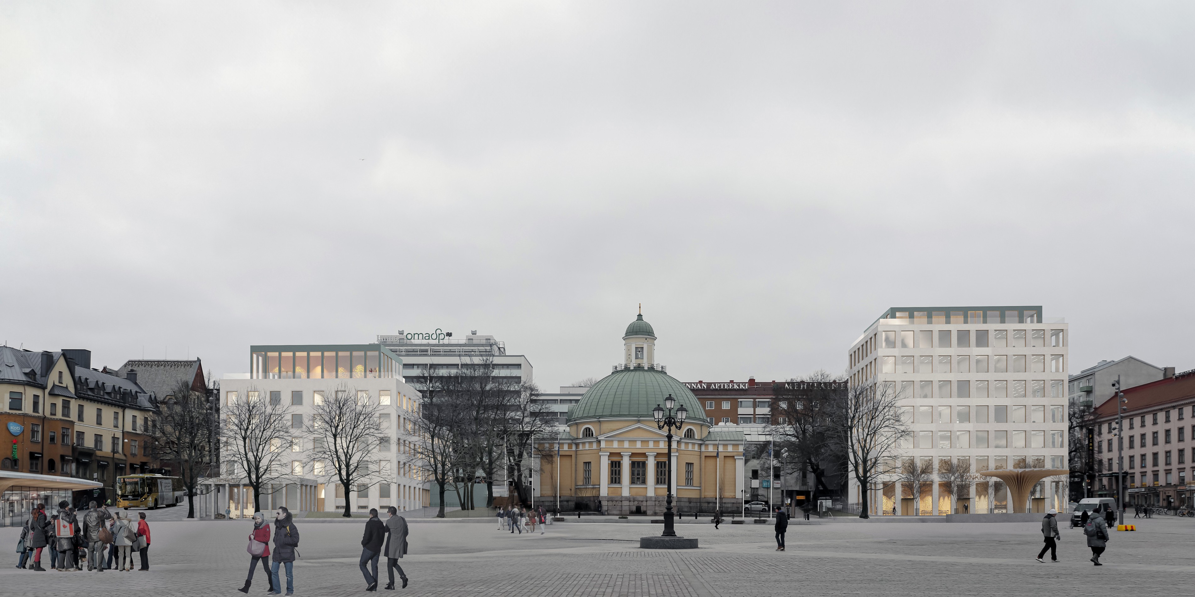 Turku Market Square Buildings - Futudesign